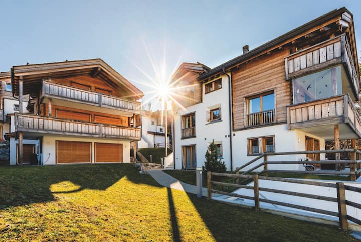 Appartement Confortable De Style Chalet Alpin - Laax
