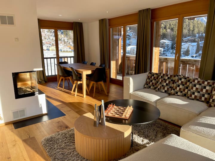 Appartement Confortable De Style Chalet Alpin - Laax