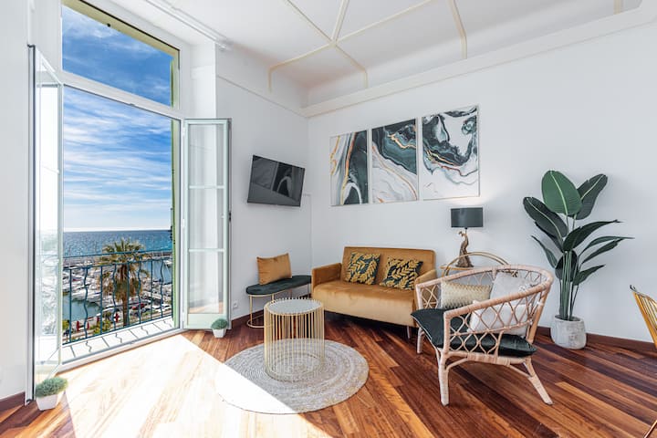 Splendide Appartement Face à La Mer - Menton