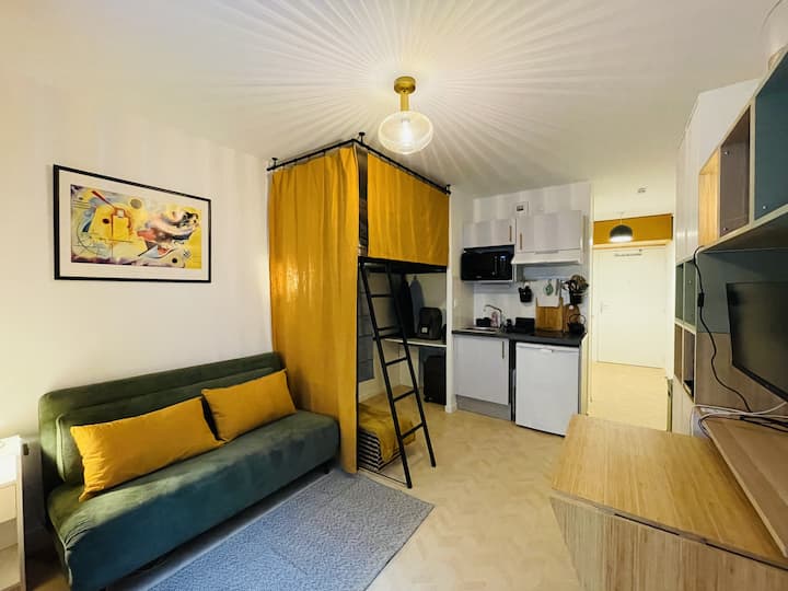 Chez Alex & Eléa : Studio Cosy Modulable & Confort - Pantin