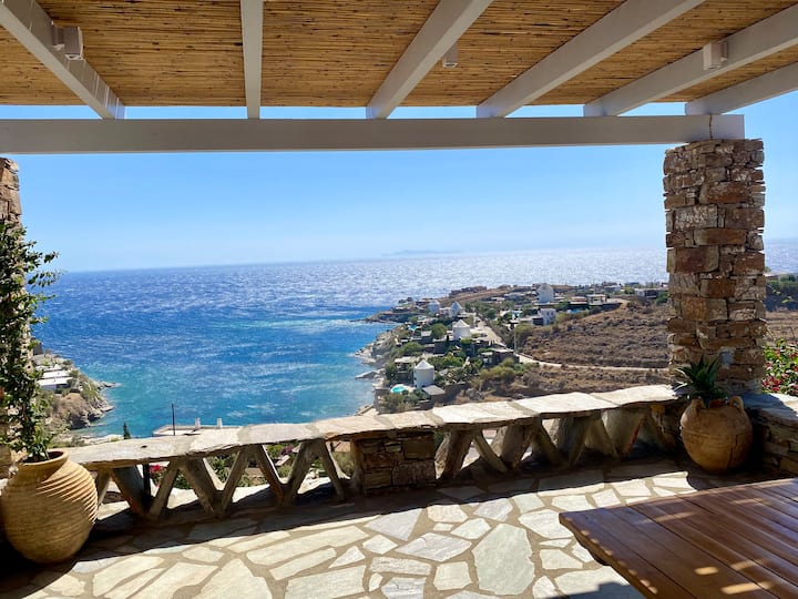 Tzia Blue. Bed, Breakfast & Yoga. - Kea