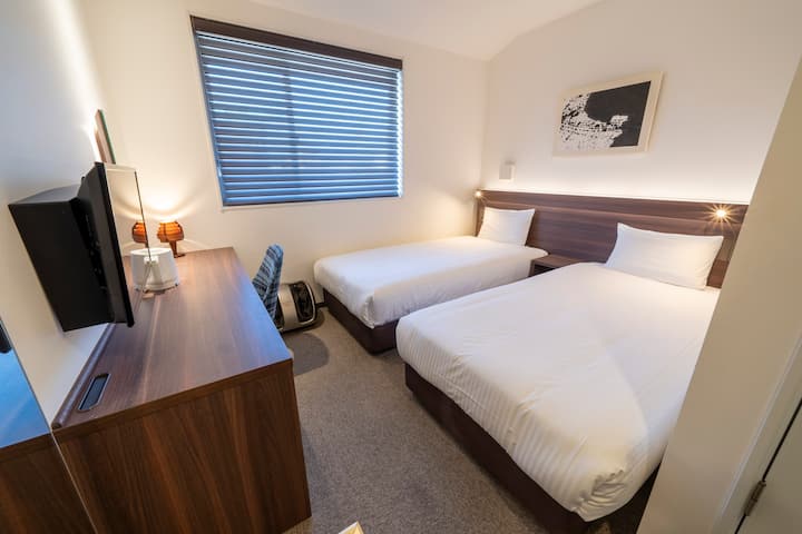 【Twin】near Kyoto Imperial Palace! /Shared Laundry - Kyoto