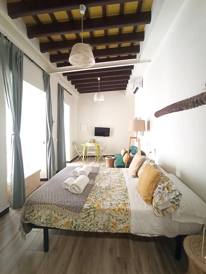 At- La Higuera, Studio Apartment With 1 Double Bed - Jerez de la Frontera