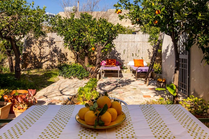 Unique Town House In The Centre With Citrus Garden - Avola