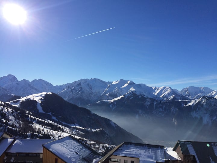 Coeur De Station Huez Duplex/terrasse 8pax - L'Alpe d'Huez