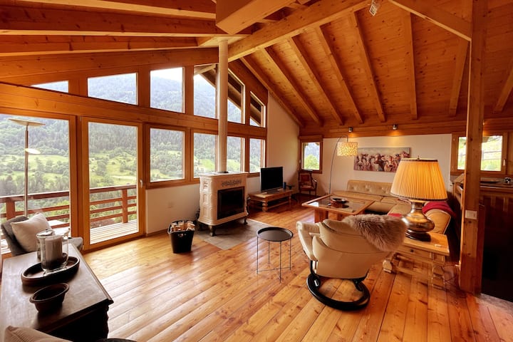 Anniviers Chalet Magnifique 8 Personnes - Kanton Wallis
