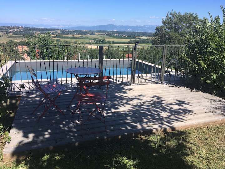 Maison Avec Terrasse Et Piscine Face Au Vercors - Bren