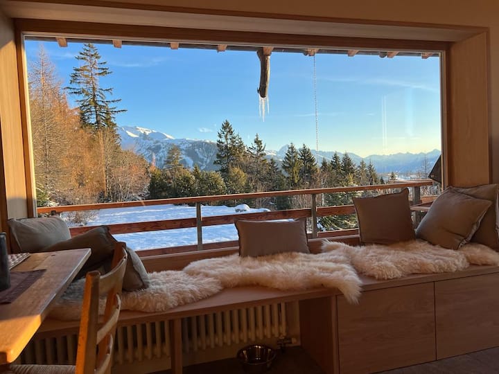 Chalet Pleine Vue, Ski Aux Pieds à Anzère - Anzère