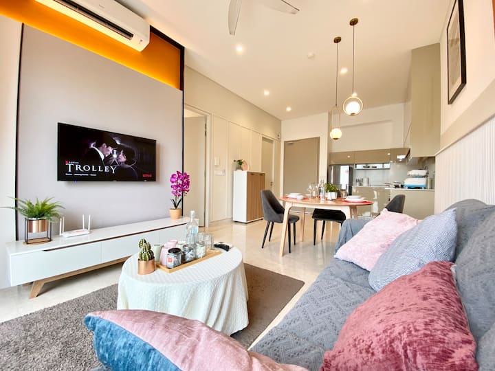 10:2br Flat W/ Private Balcony Overlooking Kl City - Bukit Bintang