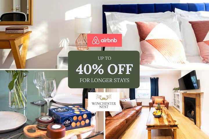 Central, Peaceful & Clean Flat | Winchester Nest - Hampshire