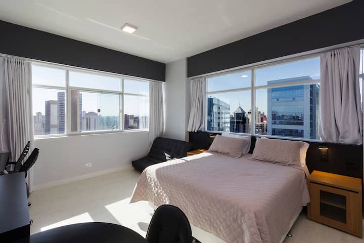 Loft Evolution-piscina-gym-wifi 1602 - Curitiba