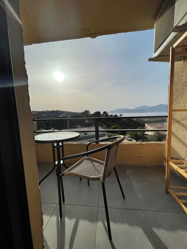 Studio Vue Mer Porticcio - Ajaccio