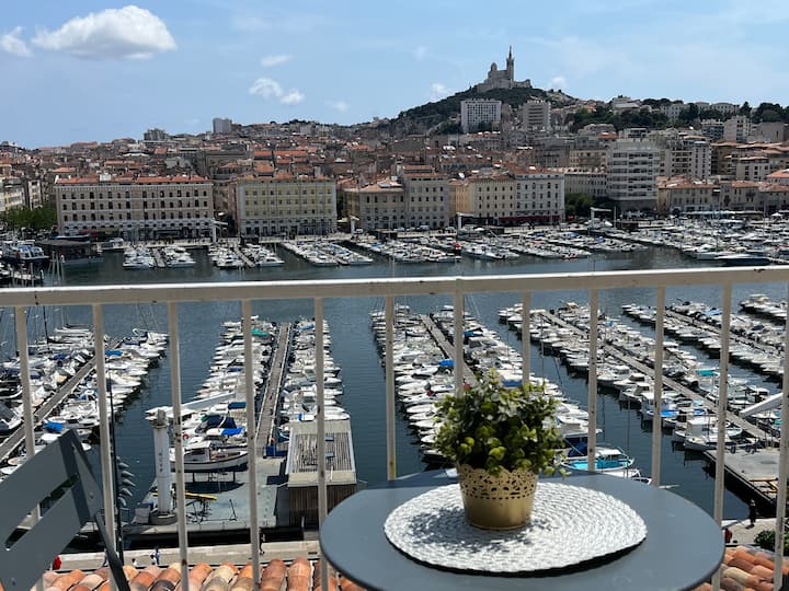 Duplex Avec Vue Imprenable Sur Le Vieux Port - Marseille