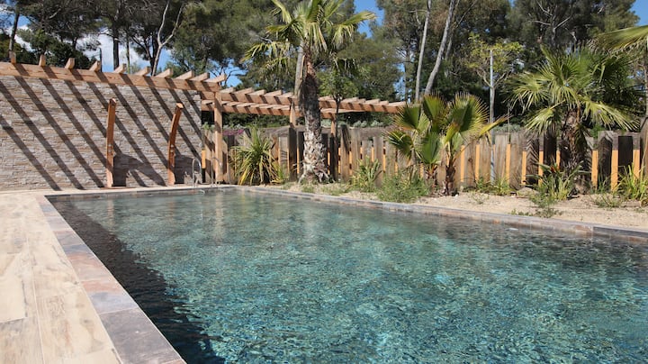 Appartement Eden, Plage à 500m, Piscine Et Clim - Cavalaire-sur-Mer