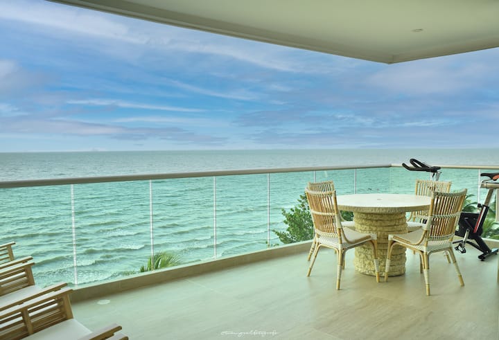 Magico Apartamento Frente Al Mar 3 Habitaciones - Covenas