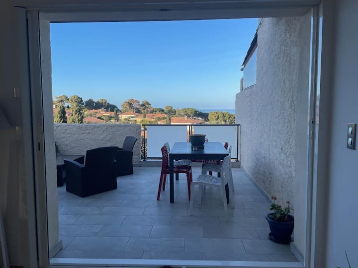 Appartement Climatisé Vu Mer Accès Plage à Pied - Lumio