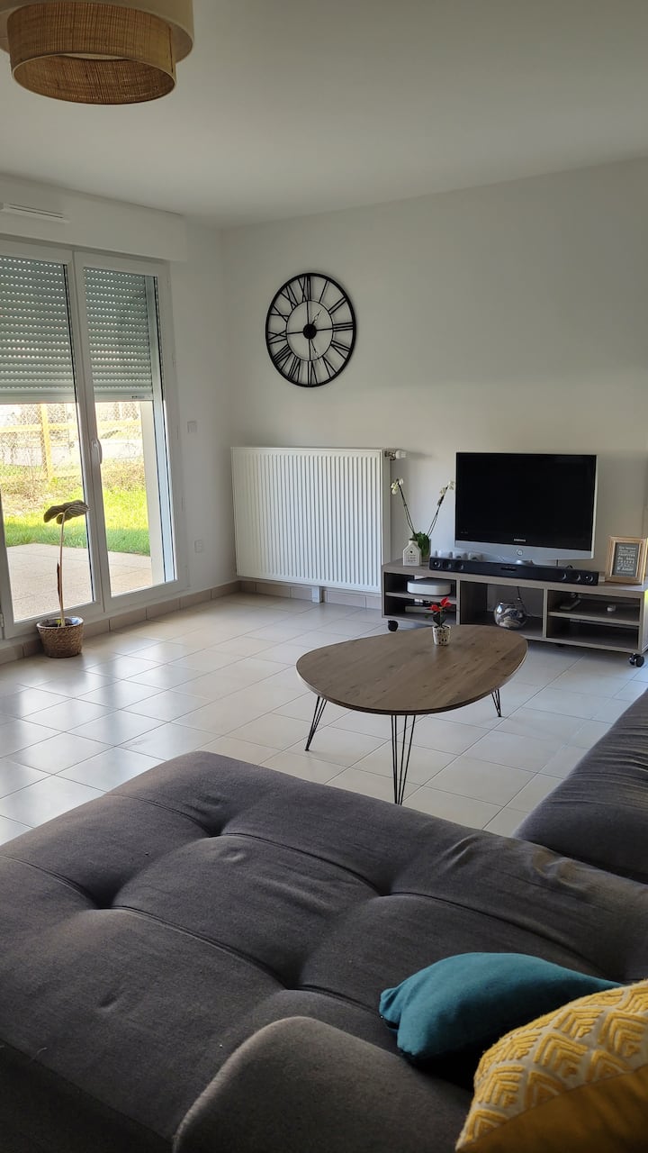 Appart. 3 Chambres Et Jardin - Mantes-la-Jolie