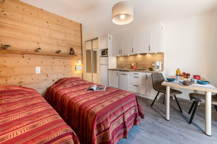 Studio Cosy Avec Vue Montagne. - Trois Vallées