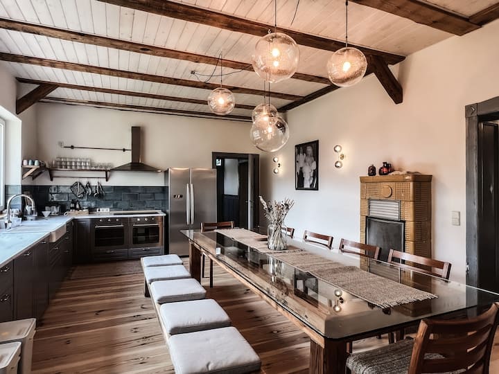 Farmhouse Mit Hot Tub & Sauna - Wandlitz