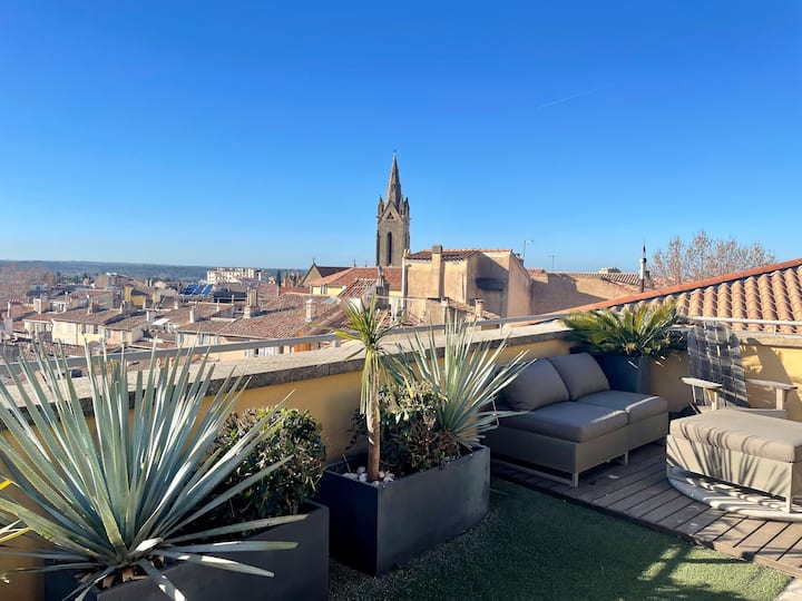 Appartement D'exception, Terrasse, Vue Et Parking - Aix-en-Provence