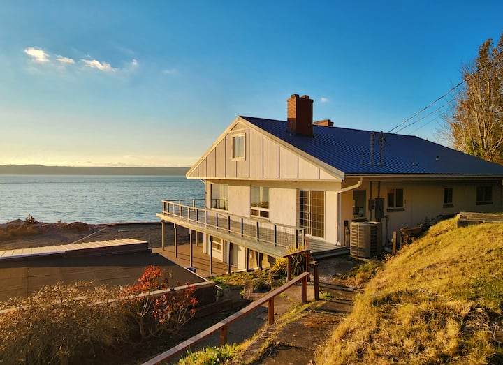 Private Beach, Steps To Ocean, Sea Life, Fab Views - Langley, WA