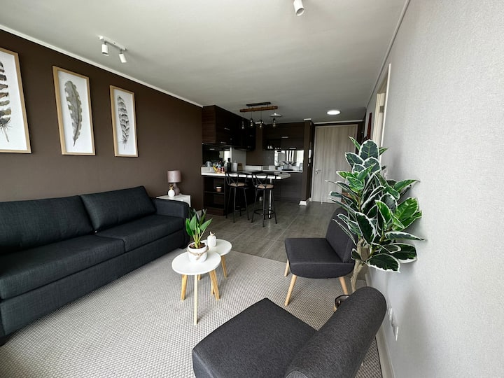 Cómodo Departamento En Montemar - Concón