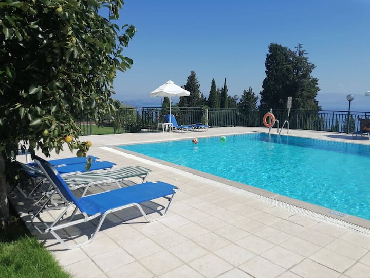 Studio With Stunning Sea View(20sqm)ground Floor - Korfu