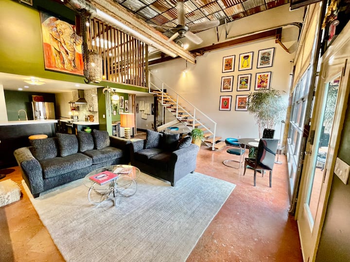 Warehouse Loft: 5min To Downtown - 塔爾薩