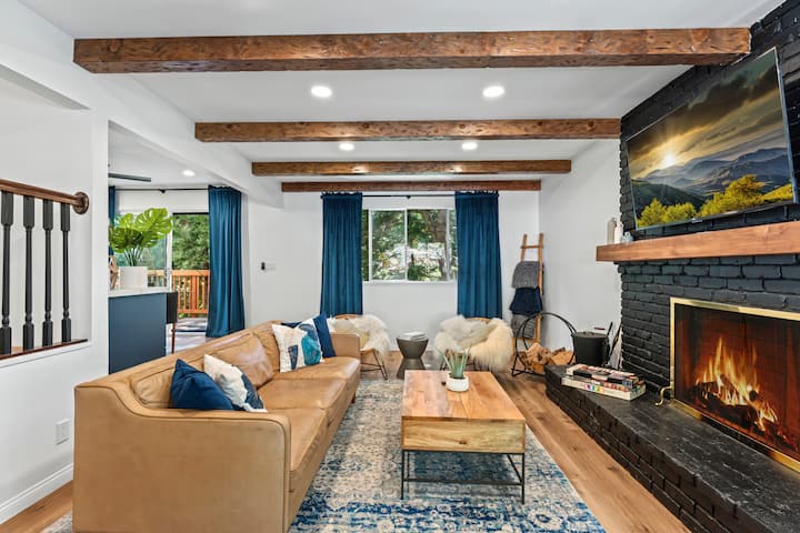 Chateau At Lake Arrowhead: Cozy Cabin + Fire Pit - Lake Arrowhead