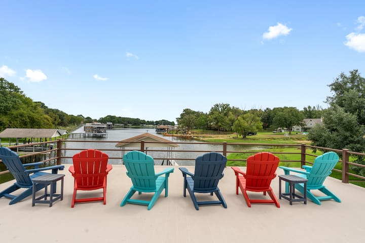 Lakehouse W/ Golfcart & Dbl Decker Boat Dock - Trinidad, TX
