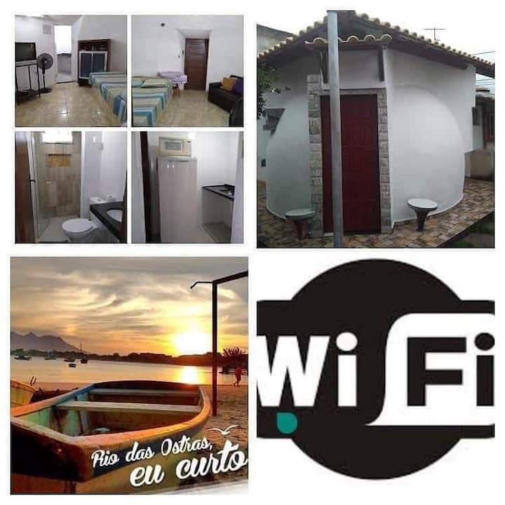 Cabana Próx. Praia/  Ar/ Viva A Experiência! - Rio das Ostras