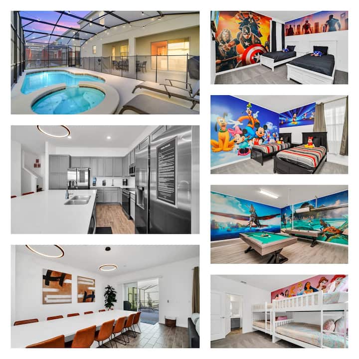 Beautiful 12br / 11.5 Ba/sleep25 - Floride