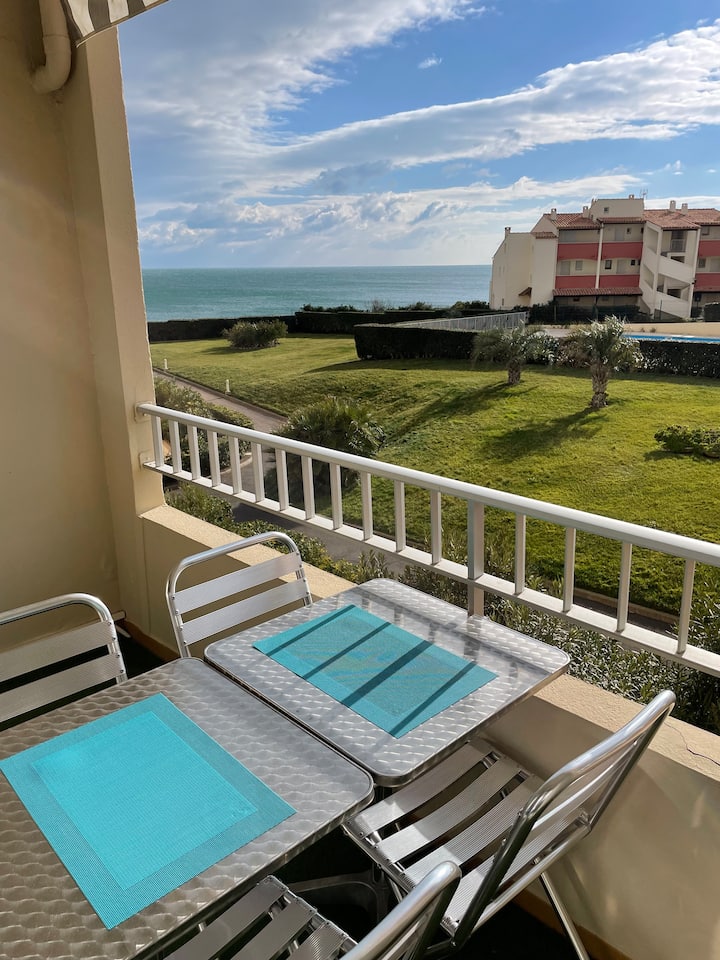 Studio Calme Avec Vue Mer - Agde