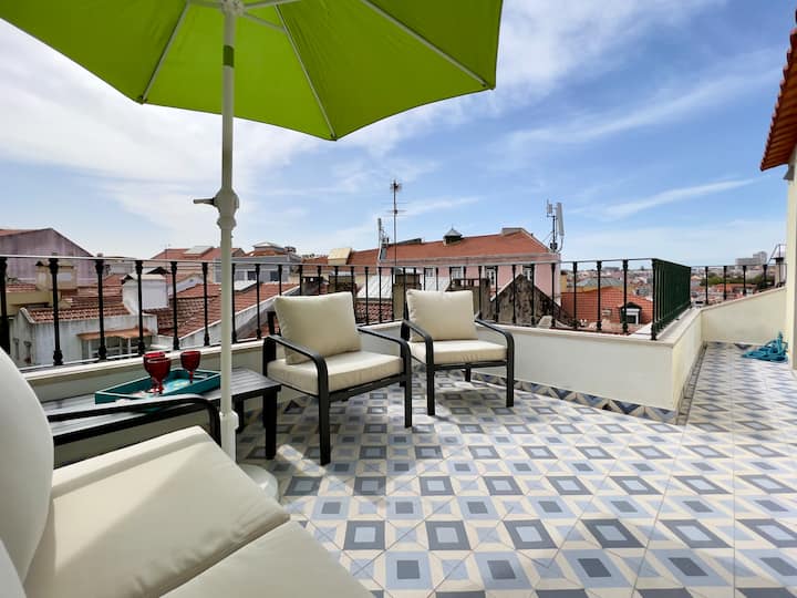 Graça Terrace Flat - Lisbonne