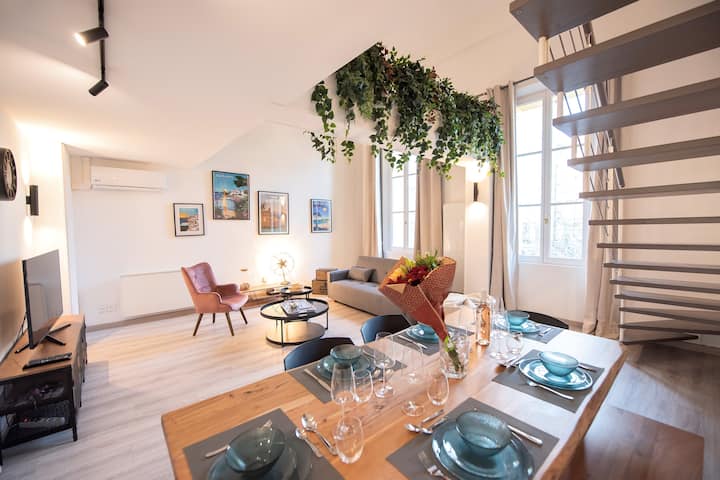 Le Duplex – 100m2 Au Cœur D’antibes Avec Parking - Antibes