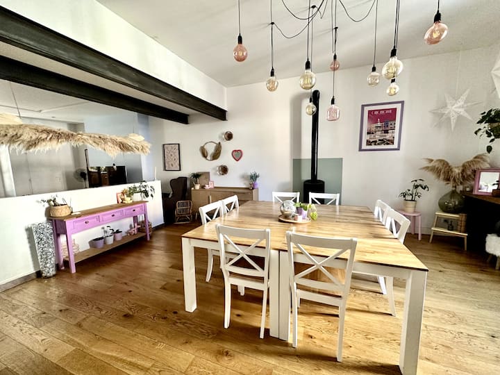 Chambre Celèstre, Queensize,  Petit Dej Maison - Carcassonne