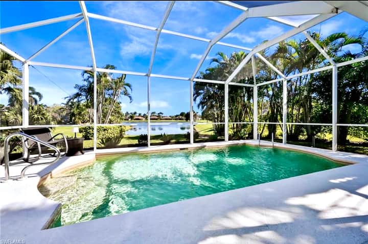 Water View W/ Solar Heated Pool 10 Mins To Beach - Naples, FL