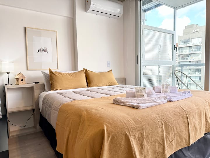 Sunny And Lovely Park View With Terrace And Gym - Buenos Aires