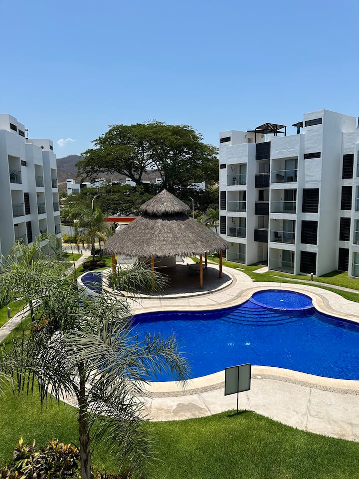 Departamento En La Playa. Las Ceibas, Manzanillo - Manzanillo, Colima, Mexico