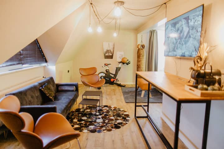 Wohnsuite Mit Spiningrad&boxsack Im Wald, Nahe A39 - Salzgitter