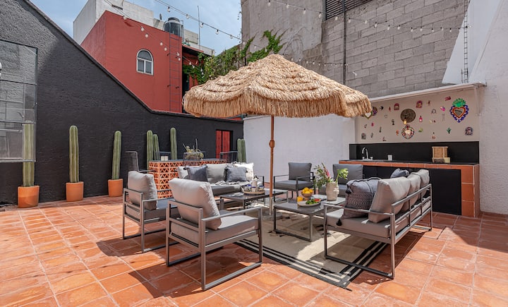 Superb Villa In Condesa With Huge Patio - Mexico City