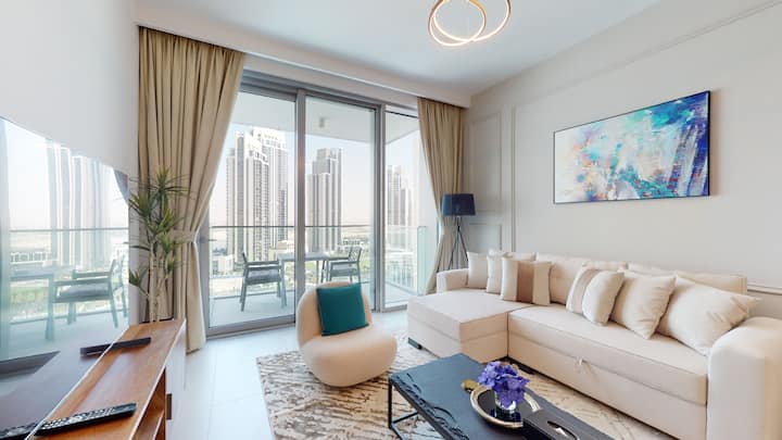 Luxe 1br W/ Stunning Sea Views & Infinity Pool - Dubai