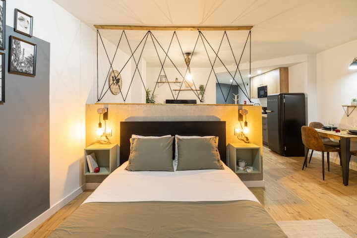 María - Beautiful And Quiet Loft In The Center - Murcie