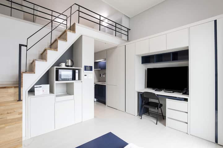 [야당역] 파크뷰테라스 레지던스호텔 - 디럭스룸 - 송포동