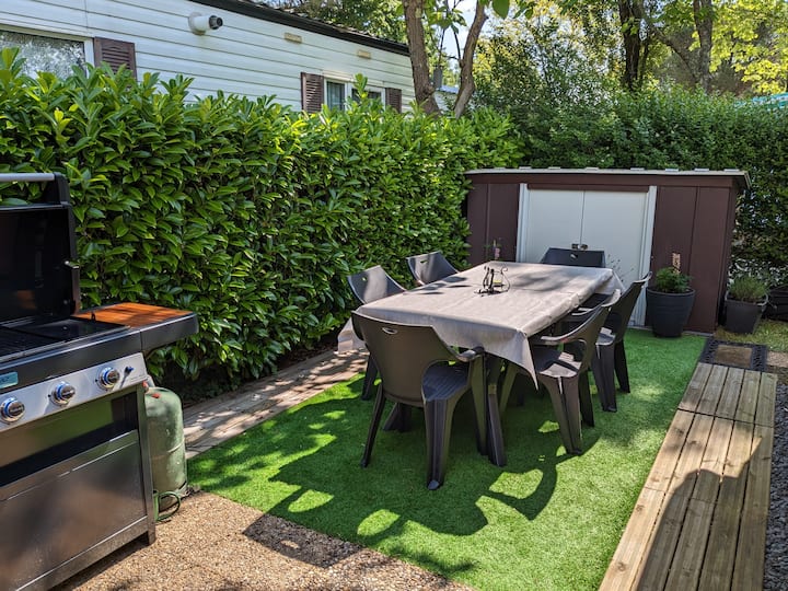 Charmant Mobil Home Au Calme Siblu La Réserve - Gastes