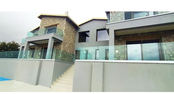 Luxurious Twin Stone Villa  (Brand New) - Lefkada