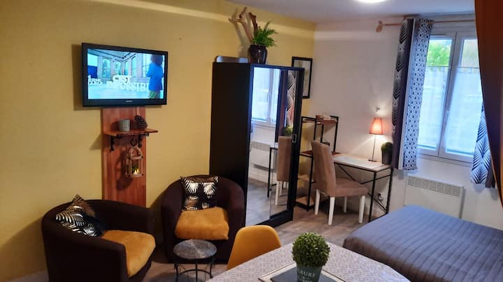 Studio De Qualité, Résidence Calme, Parking Privé - Bagnères-de-Bigorre