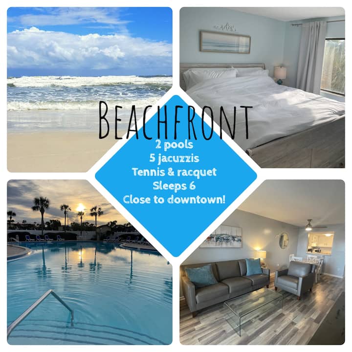 The New Sailor- Beachfront, 2 Pools, 5 Jacuzzis - 聖奧古斯丁