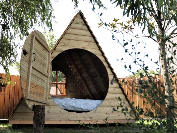 Cabane Insolite Cosy Canal Nantes à Brest - Guenrouet