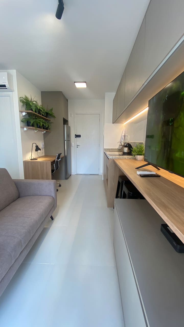 Loft Green Door - Lindo Apartamento No Paraíso - São Paulo